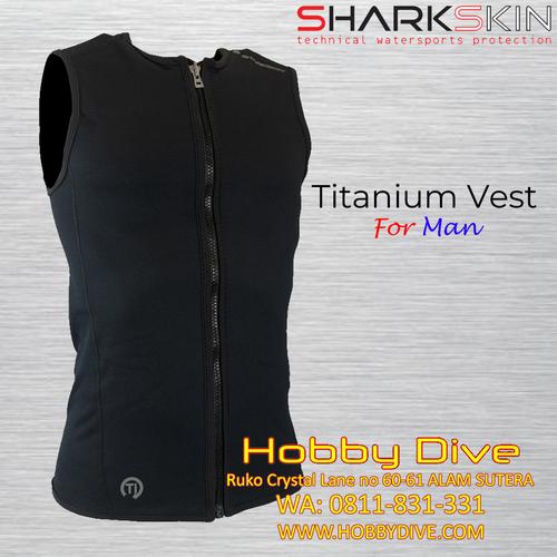 Jual Sharkskin Titanium Chillproof Vest Full Zipper Man - Scuba Diving ...