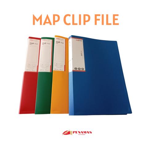 Jual MAP CLIP FILE / MAP JEPIT PLASTIK INTER-X - Biru - Kota Tegal - Penamas Stationery | Tokopedia