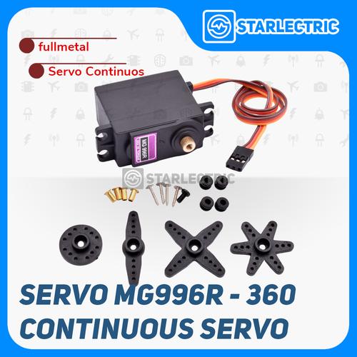 Jual Motor Servo MG996R Continuous 360 Degree MG996 996 Full metal Gear ...