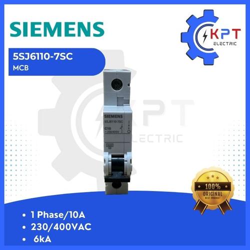 Jual SIEMENS MCB 5SJ6110-7SC 1P/10A/6kA - Kota Surabaya - KPT ELECTRIC | Tokopedia