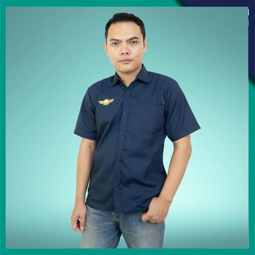 Jual Kemeja Seragam PDH PDL PNS Formal Lengan Pendek Custom Bordir logo ...