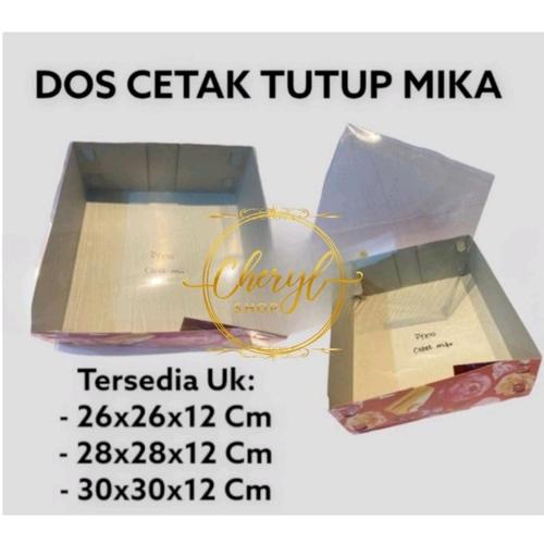 Jual DOS / DUS DUPLEX CETAK TUTUP MIKA Tinggi 12 CM / Box Kardus Karton ...