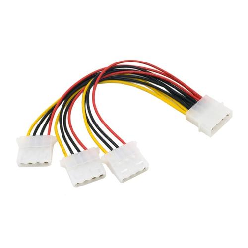 Jual Kabel Molex splitter 1 to 3 cabang cable pc power fan case ...