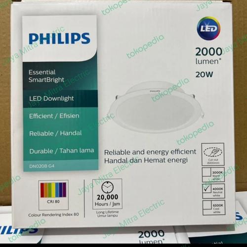 Jual Lampu PHILIPS LED Downlight 20 Watt DN020B G4 - 6500K - Jakarta ...