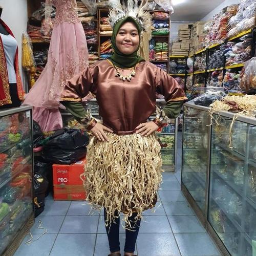 Jual Baju adat papua rumbai LK / PR dewasa - Papua Cowo - Jakarta ...