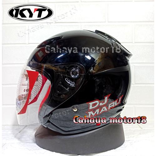 Jual Helm kyt dj maru hitam solid polos - STANDAR, S - Kota Tangerang Selatan - CAHAYA HELM18 ...