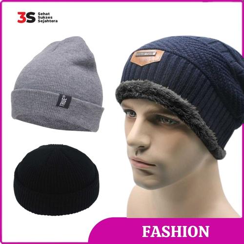 Jual Topi Kupluk Rajut Beanie JFactory - Gaya Keren dan Trendi - Kupluk ...