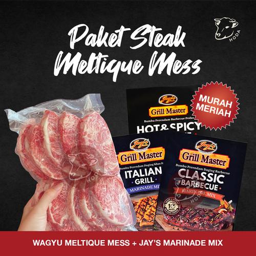 Jual Paket Steak Meltique Mess + Bumbu Jay's Grill Master - Classic BBQ ...