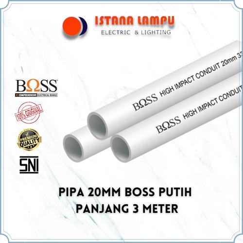 Jual Pipa boss 20mm conduit Putih - Kota Semarang - IstanaLampuNgaliyan ...