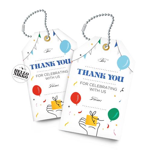 Promo Celebration gift hang tag parcel kado kartu ucapan label ...