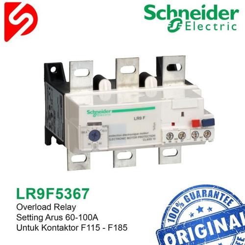 Jual Thermal Overload Relay Lr9F5367 60-100A Termal Kontaktor Schneider ...