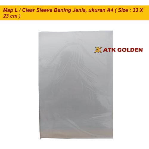 Jual Map L/Clear Sleeve Bening ukuran A4 Jenia - Kab. Tangerang ...