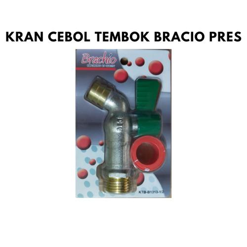 Jual Kran Cebol Brachio 1/2" Inch Keran Bracio Babet Kuningan Tembok ...
