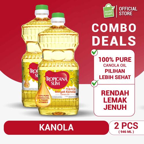 Promo Twin Pack: Tropicana Slim Minyak Kanola 946ml - Pure Canola Oil - Jakarta Utara ...