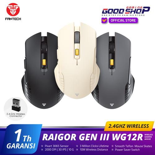Promo Fantech RAIGOR Gen III WG12R Rechargeable Mouse Wireless Gaming ...