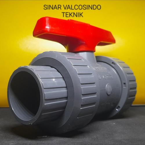 Jual BALL VALVE / STOP KRAN PVC TRUE UNION SH POLOS 2 INCH - Jakarta ...