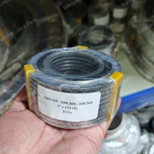 Jual SWG Ansi 150 SS304 ( Spiral Wound Gasket SS304 Ansi 150 ) 2"inch ...