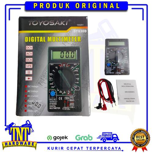 Jual Toyosaki DT830D Multimeter Digital toyosaki / Avometer Multitester ...