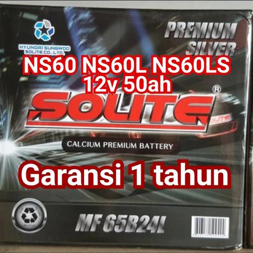 Jual aki mobil solite ns60ls ns60l ns60 mf 65b24ls 12v 50ah gs amaron bosch - Jakarta Selatan ...