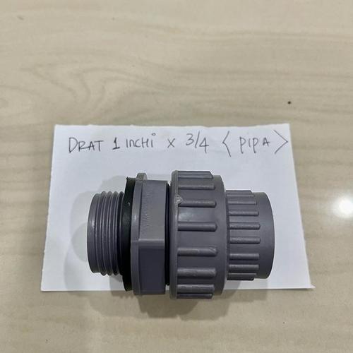 Jual watermur pvc 1 x 3/4 union soket drat luar 1 inch pipa 3/4 ...