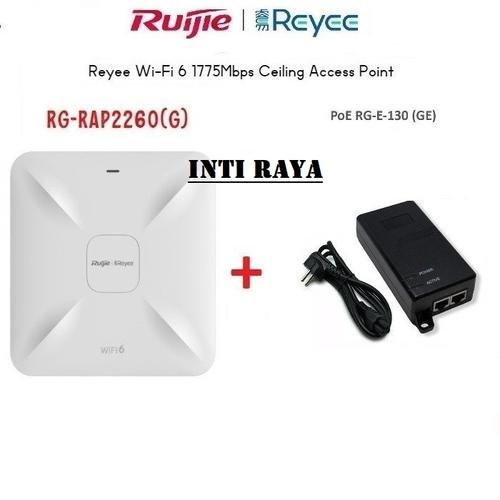 Jual Ruiji RAP2260G RAP2260 + POE E130GE RG-RAP2260(G) WiFi 6 Access ...