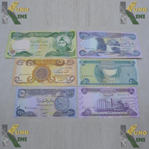 Jual PAKET KOLEKSI FULL SET LENGKAP UANG REAL IRAQ , 6 lembar, 2003 ...