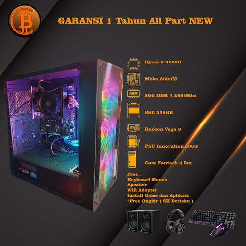 Jual PC GAMING DESIGN AMD RYZEN 3 3200G - Armagedon ATK, Athlon 3000G ...