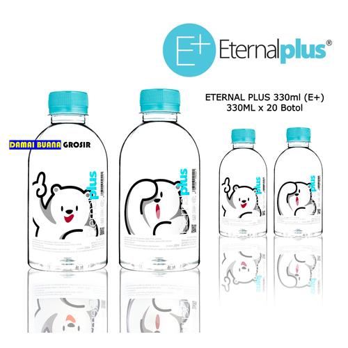 Jual Air Mineral Eternal Plus (E+) 330ml PROMO (1KARTON=20 BOTOL ...