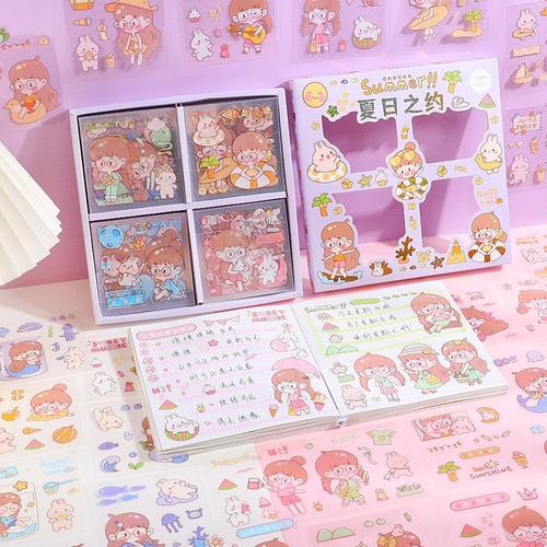 Jual Stiker 100 Lembar Tema Perempuan Sticker Anak Tumblr Viral Lucu ...