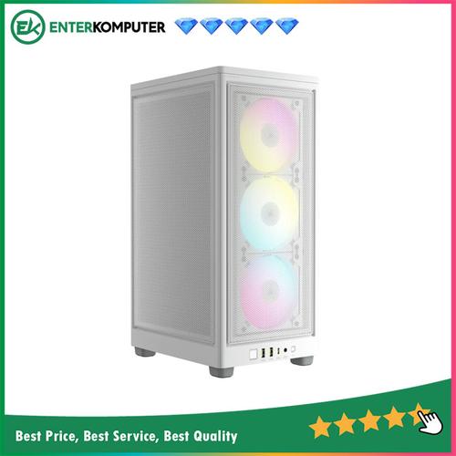 Promo Casing Corsair 2000D RGB Airflow Mini-ITX (White) Cicil 0% 3x ...