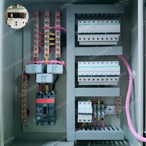 Jual panel distribusi indoor 3 phase 50amper box ukuran 40x60x20 ...