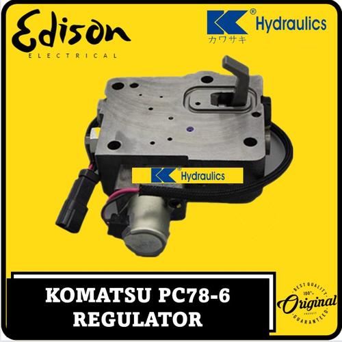 Jual KOMATSU PC78 PC78-6 Main Pump Regulator with Dengan Solenoid ...