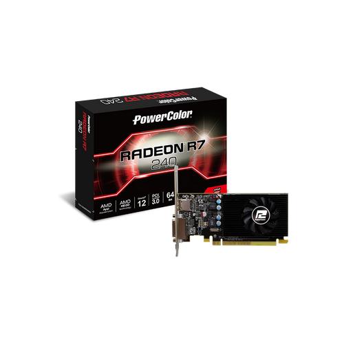Promo PowerColor R7 240 2GB GDDR5 HDMI / DVI Vga Card Amd Radeon ...