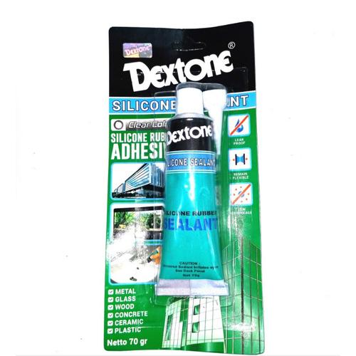Jual Lem Kaca Dextone/Lem Aquarium/Silicone Sealant Dextone 70 gram ...