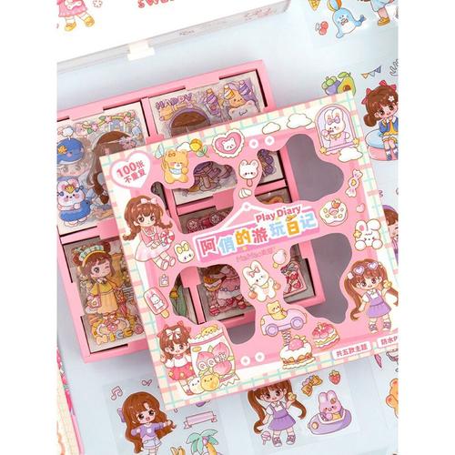 Jual Stiker 100 Lembar Tema Perempuan Sticker Anak Tumblr Viral Lucu ...