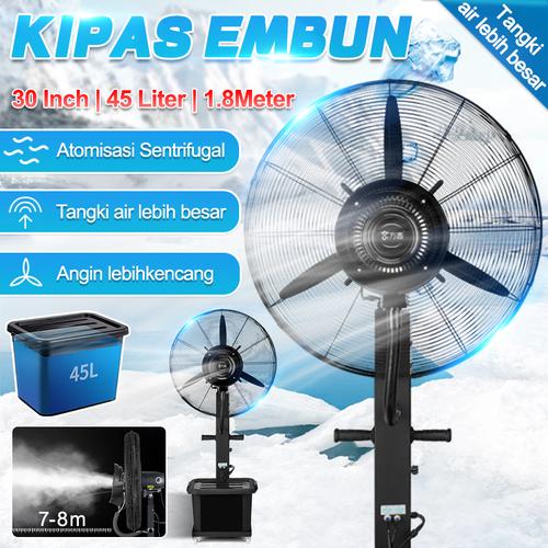 Promo Misty Fan Kipas Angin Semprot Air 45 Liter 30" Kipas Angin Mist ...