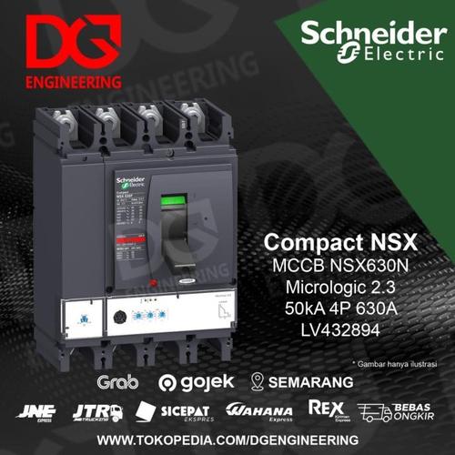 Jual Schneider Mccb Nsx630N 50 Ka Micrologic 2.3 4P 250-630A Lv432894 - Jakarta Selatan ...