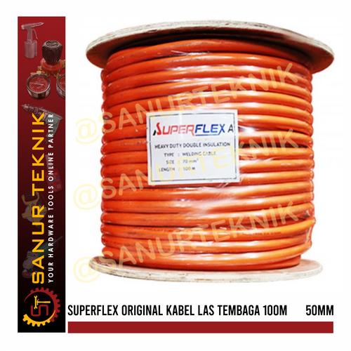 Jual SUPERFLEX Welding Cable / Kabel Las FULL TEMBAGA 50mm / 50 mm 1 ...