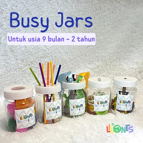 Jual Busy Jar 5 in 1 Package Mainan Montessori Fine Motoric Play ...