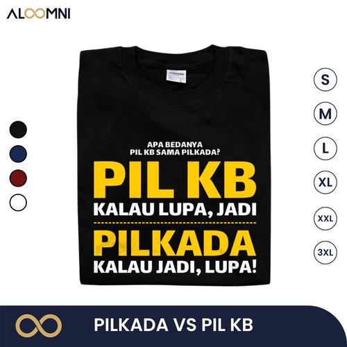 Jual Aloomni T-shirt Pilkada vs Pil KaBe - Hitam, L - Kota Bandung ...