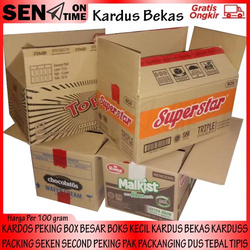 Jual KARDOS PEKING KARDUS BEKAS KARDUS SEKEN SECOND PACKING BOX BESAR ...