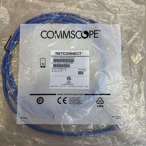 Jual Commscope UTP Patch Cord 10 Feet Cat 6 NPC06UVDB-BL010F 3M Kabel ...