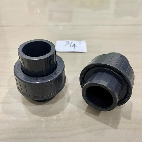 Jual watermur 3/4 inch pvc union water mur polos sambungan pipa plastik ...
