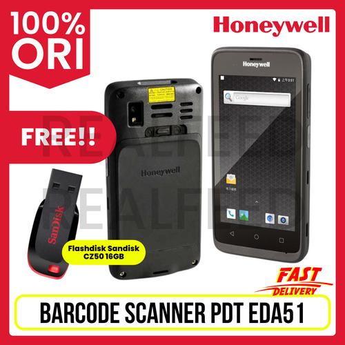 Jual Barcode Scanner PDT Industrial Honeywell EDA51 Mobile Android ...