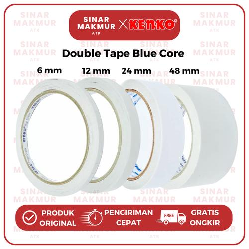 Jual Double Tape/Perekat Dua Sisi High Grade Blue Core Kenko (Rol/Slop ...