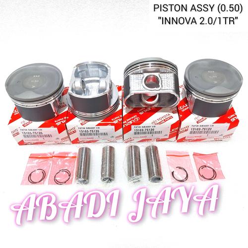 Jual PISTON ASSY SET ATAU SEHER KOMPLIT TOYOTA INNOVA INOVA BENSIN 1TR ...