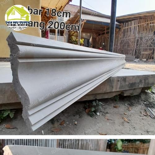 Jual lisplang 18cm lis profil tempel lisplang beton lisplang full beton ...