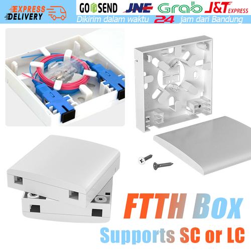 Jual Fiber Optik Roset 2 Core Telkom Kosongan Box Termination kabel FO ...