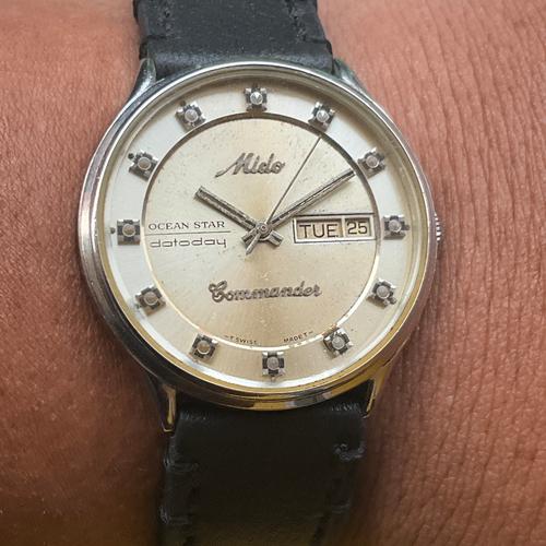 Jual JAM MIDO COMMANDER 8459 ORI CHRONOMETER MULTIFORT MULTISTAR POWER ...