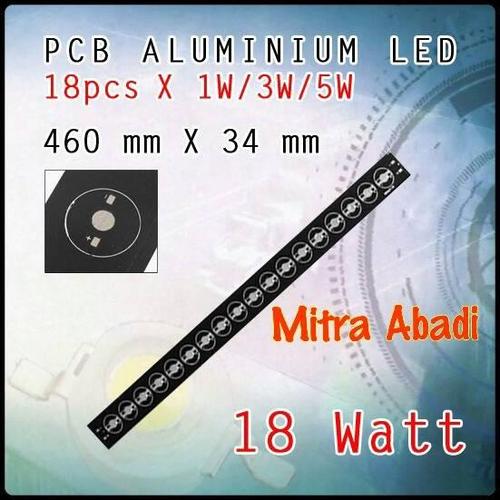 Jual Long Black Aluminium PCB/Papan PCB Aluminium Hitam 18 Watt - Kota ...